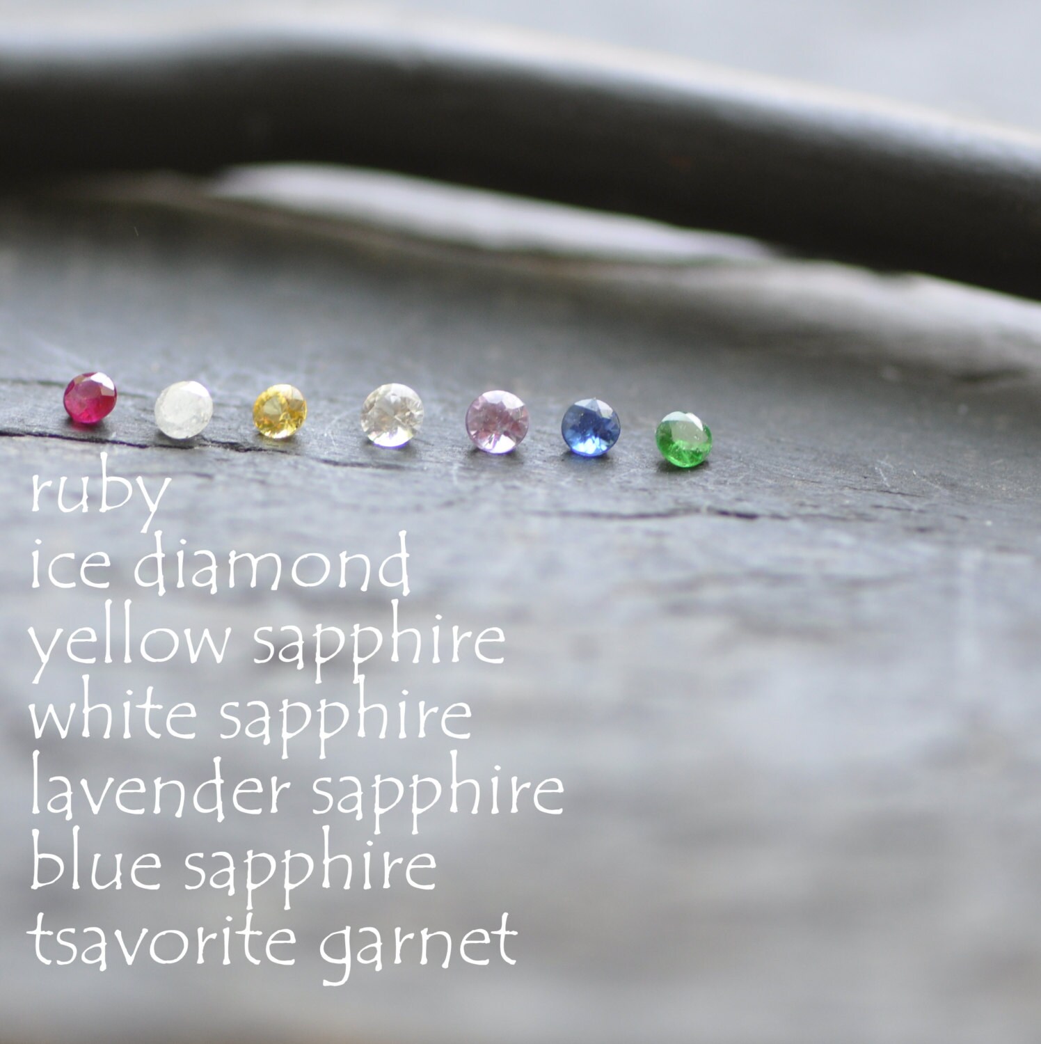 Sterling Silver Ring With Flush Set Stone of Your Choice - Etsy