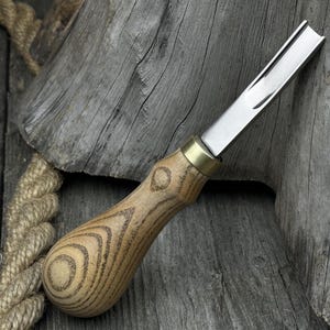 Leather Skivers. Razor Sharp Blade. Custom Sizes. Hand Forged From ...