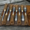 3-piece Rounded Wood Carving Gouge Set – Hand-forged Carbon Steel ...