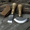 3-piece Rounded Wood Carving Gouge Set – Hand-forged Carbon Steel ...