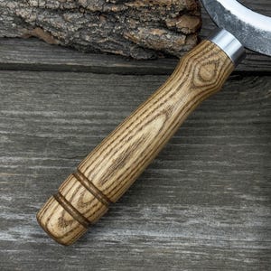 Crescent Moon Boline for Ritual Ceremonies. Sharp Carbon Steel Blade ...