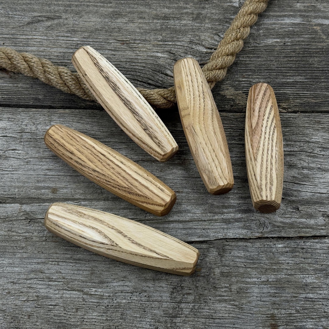 Set of 5 Octagonal Handles – Ergonomic Ash Wood Handles for Carving ...