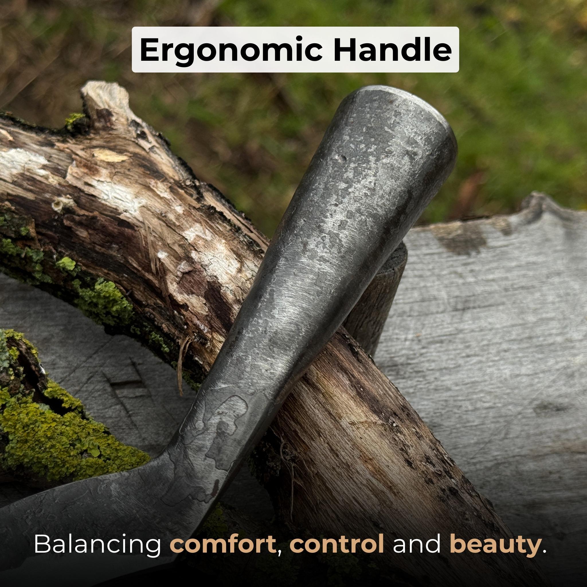 Sickle With Forged Handle. Razor Sharp Blade. Hand Forged From Hardened ...