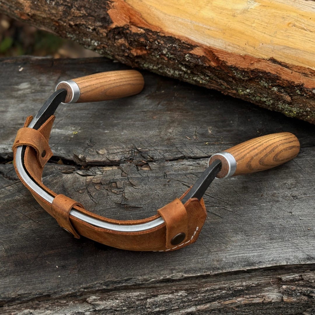 Half-rounded Drawknife (inshave Knife) – 52100 Carbon Steel Curved ...