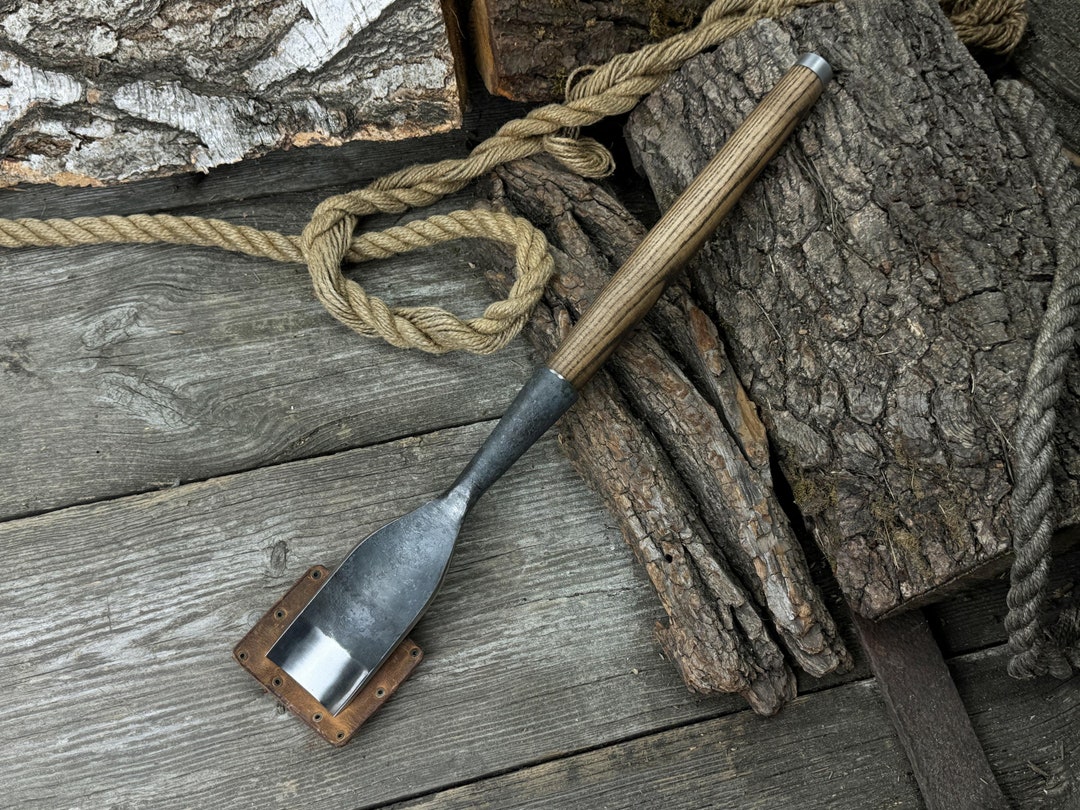 Timber Frame Chisel. Sharp Rounded Blade. Hand Forged From Hardened ...