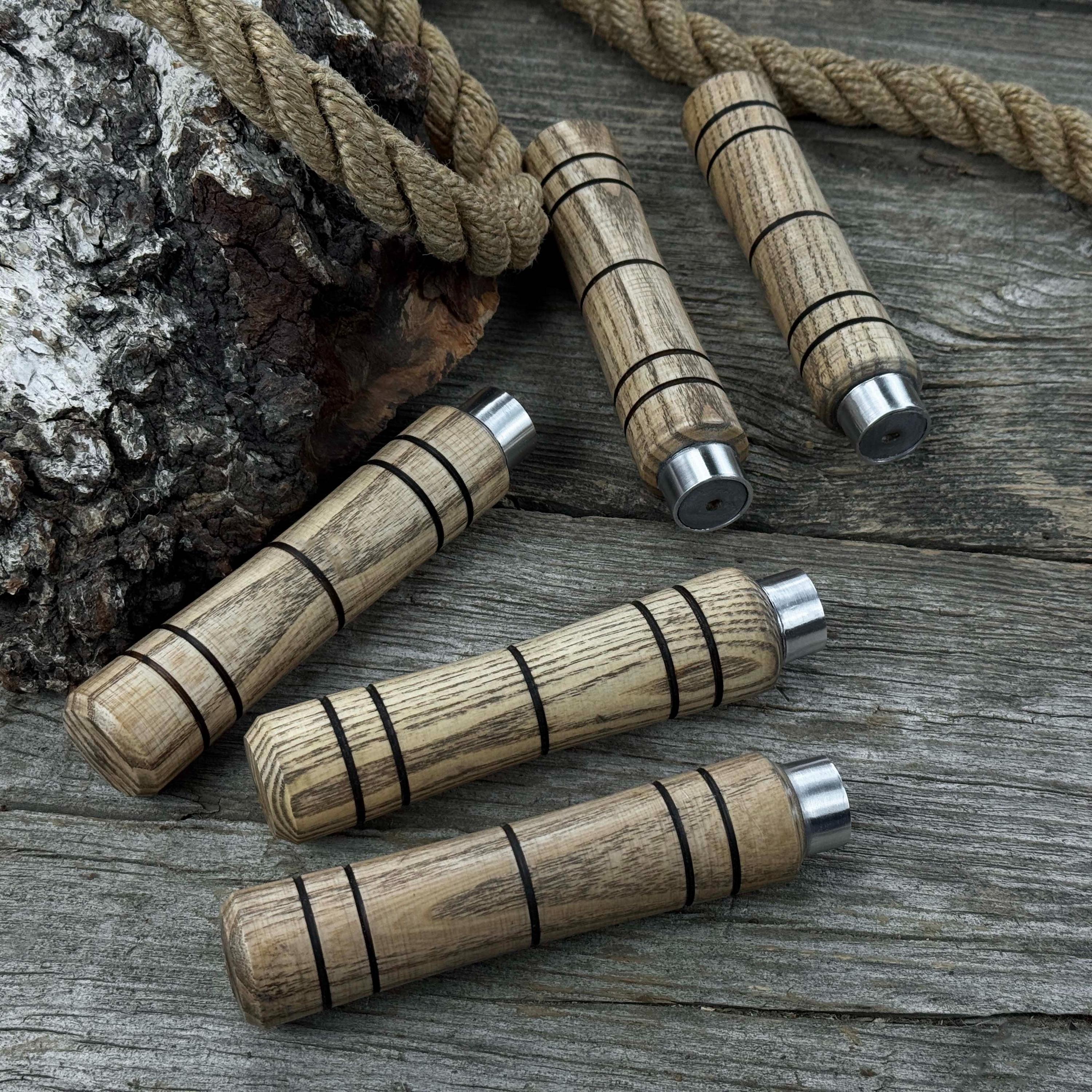Set of 5 Handcrafted Ash Wood Replacement Handles – Universal Set for ...