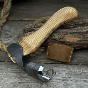Bowl Carving Adze. Razor Sharp Blade. Hand Forged From Hardened Carbon ...