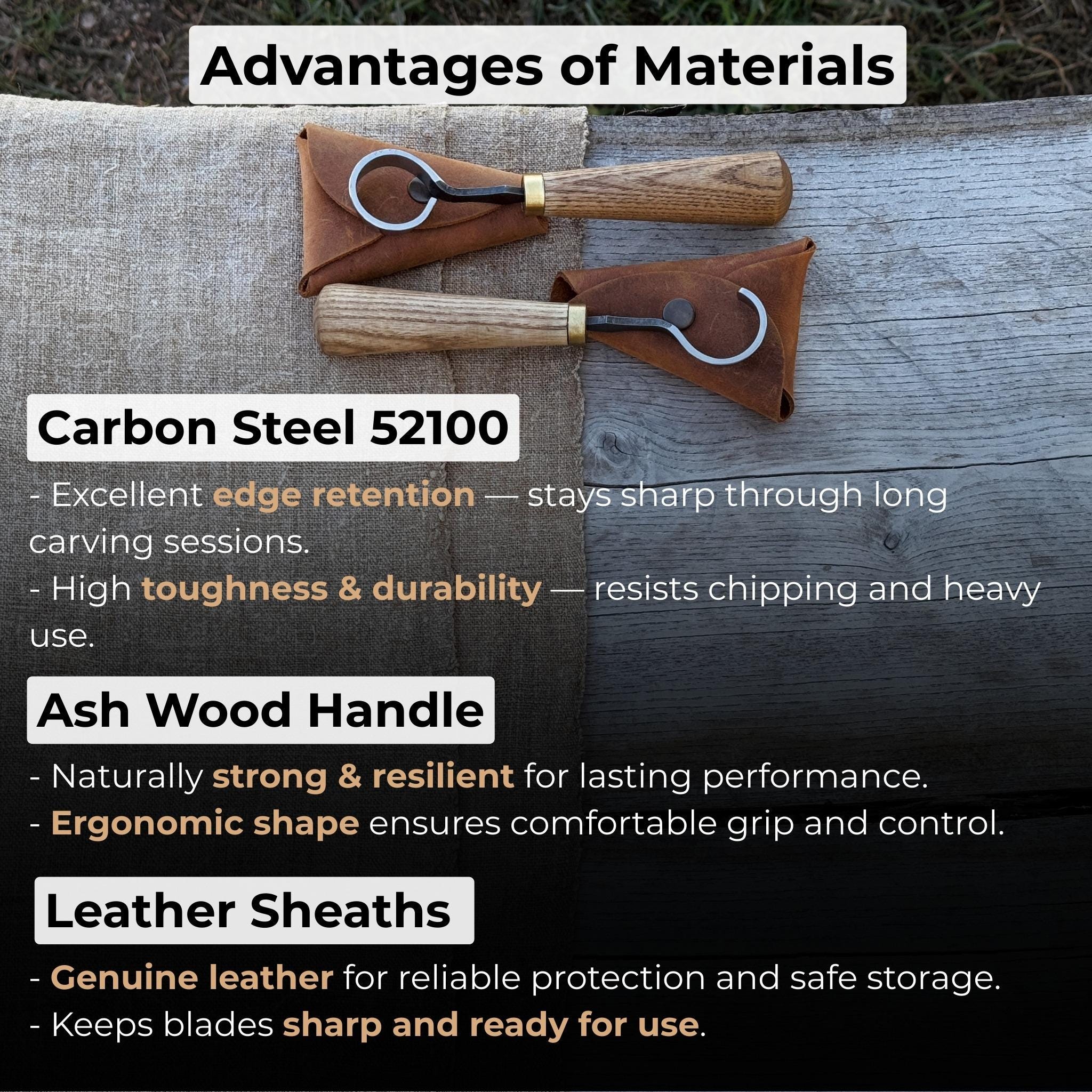 Hook and Scorp Knives. Razor Sharp Blade. Hand Forged From Hardened ...