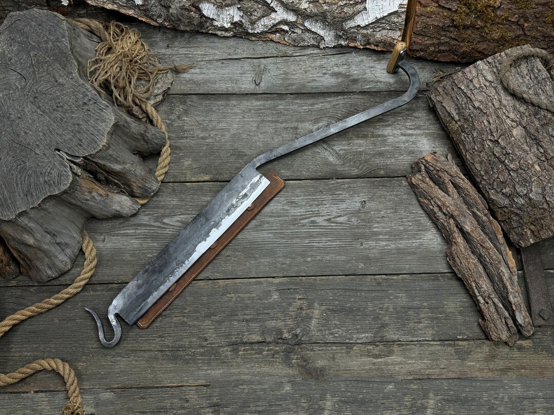 Big Cloggers Knife for Woodworking. Sharp Blade. Hand Forged From ...
