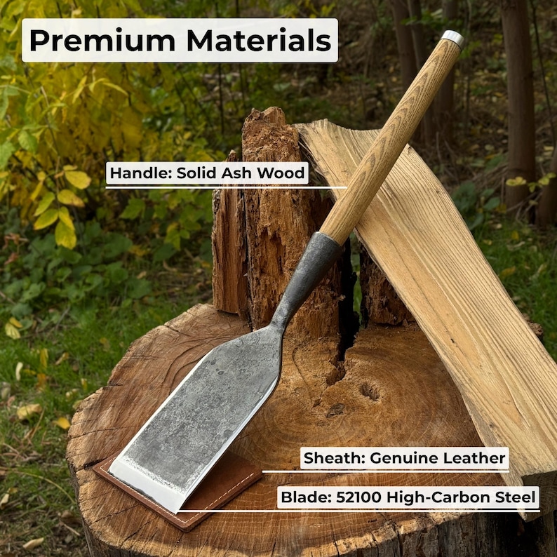 Hand-forged Timber Slick Chisel for Woodworking – 52100 Carbon Steel ...