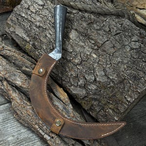 Sickle With Forged Handle. Razor Sharp Blade. Hand Forged From Hardened ...