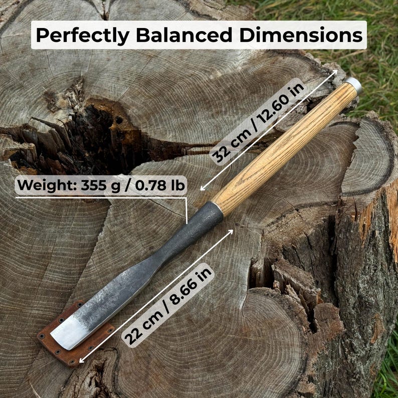 Timber Framing Rounded Chisel. Sharp Blade. Hand Forged From Hardened ...