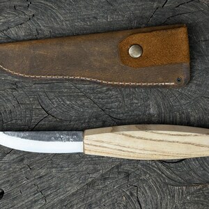 Hand-forged Wood Carving Sloyd Knife – Razor Sharp Carbon Steel Blade ...