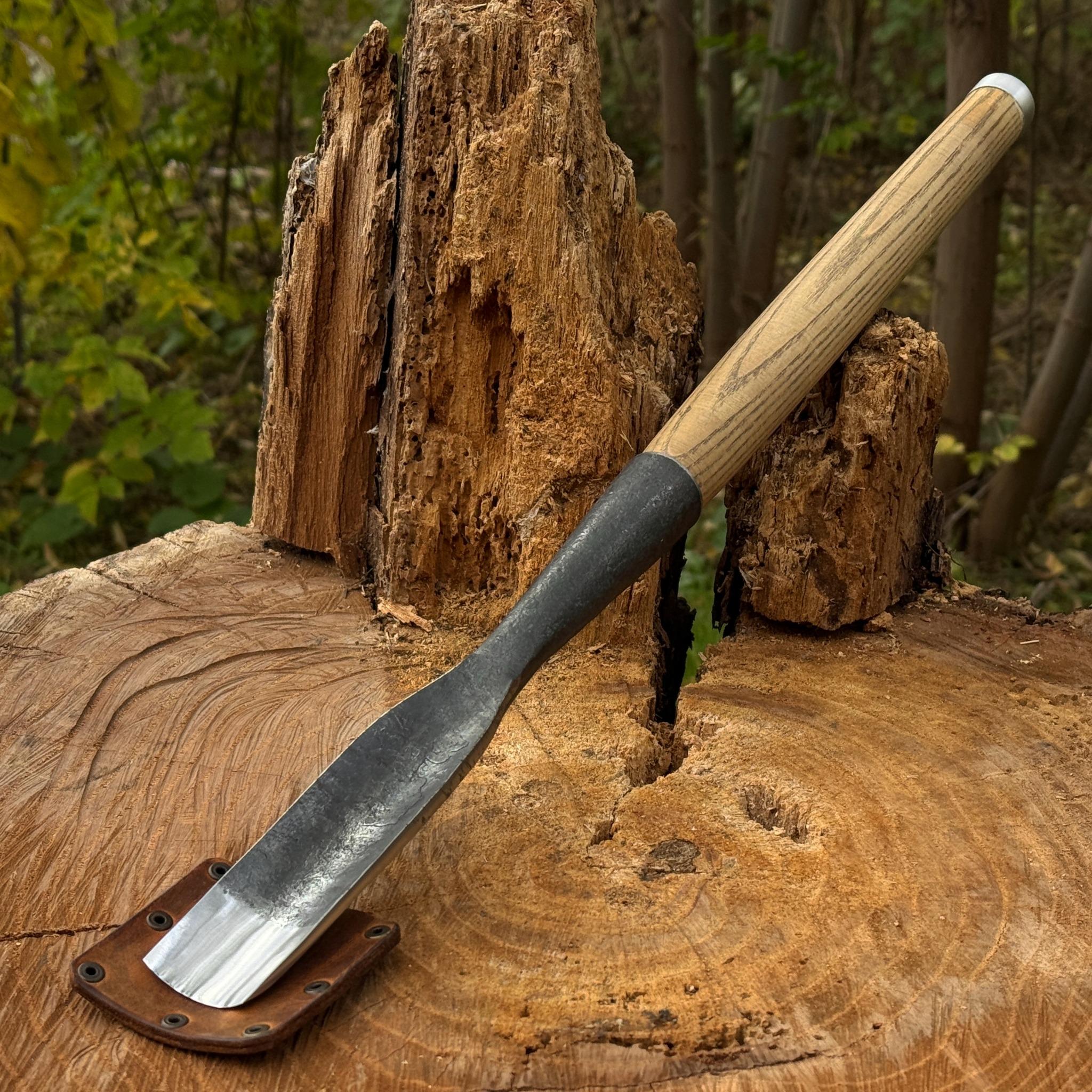 Timber Framing Rounded Chisel. Sharp Blade. Hand Forged From Hardened ...