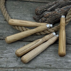 Set of 5 Replacement Wooden Handles. Ergonomic Ash Wood Handles ...