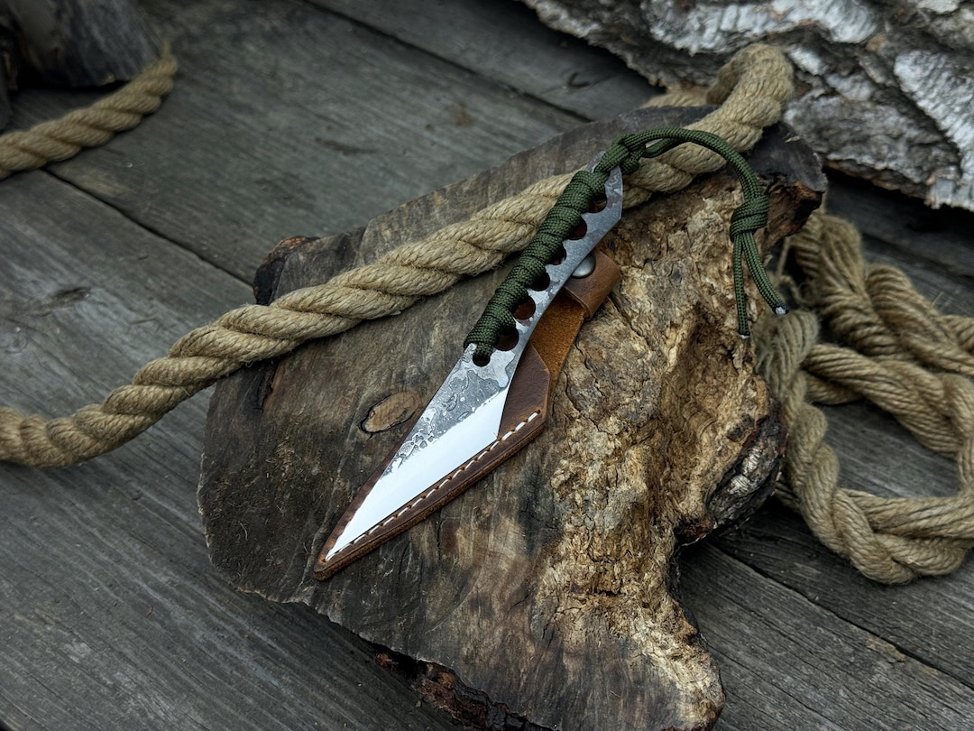 Small Throwing Knife. Balanced (not Sharpened) Blade. Hand Forged From ...