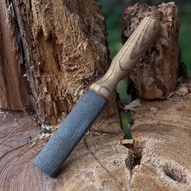 Sharpening Stone. Diamond Grit Scythe and Sickle Combination Stone ...