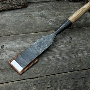 Timber Frame Chisel, Sharp Flat Blade. Hand Forged From Hardened Carbon ...