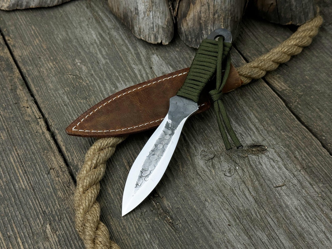Throwing Knife. Balanced (not Sharpened) Blade. Hand Forged From ...