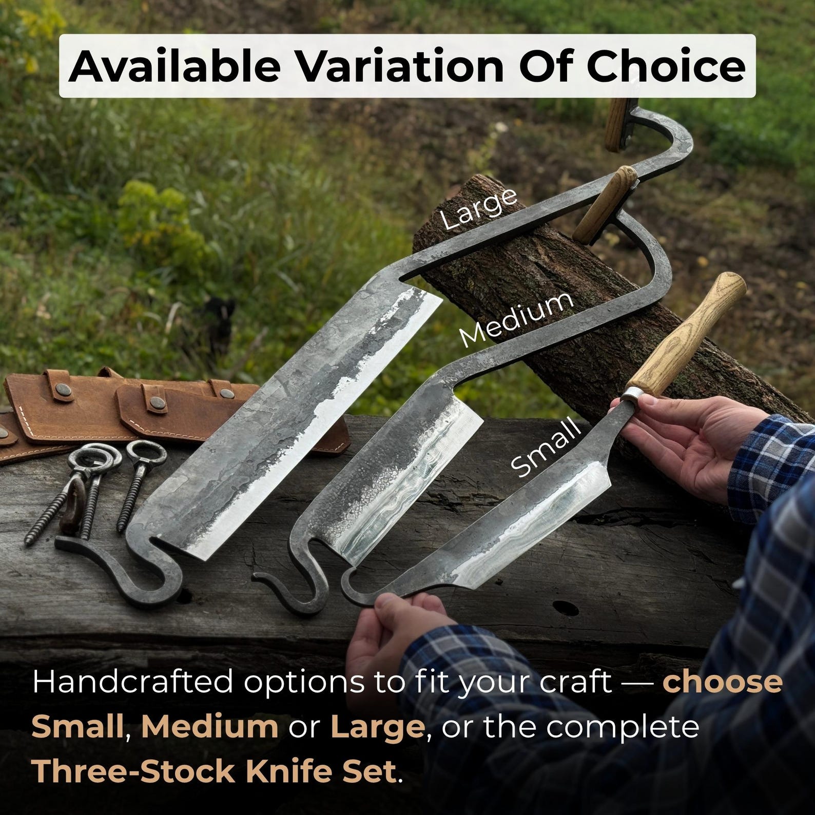 Stock Knives (cloggers Knives). Sharp Blade is Protected by Leather ...