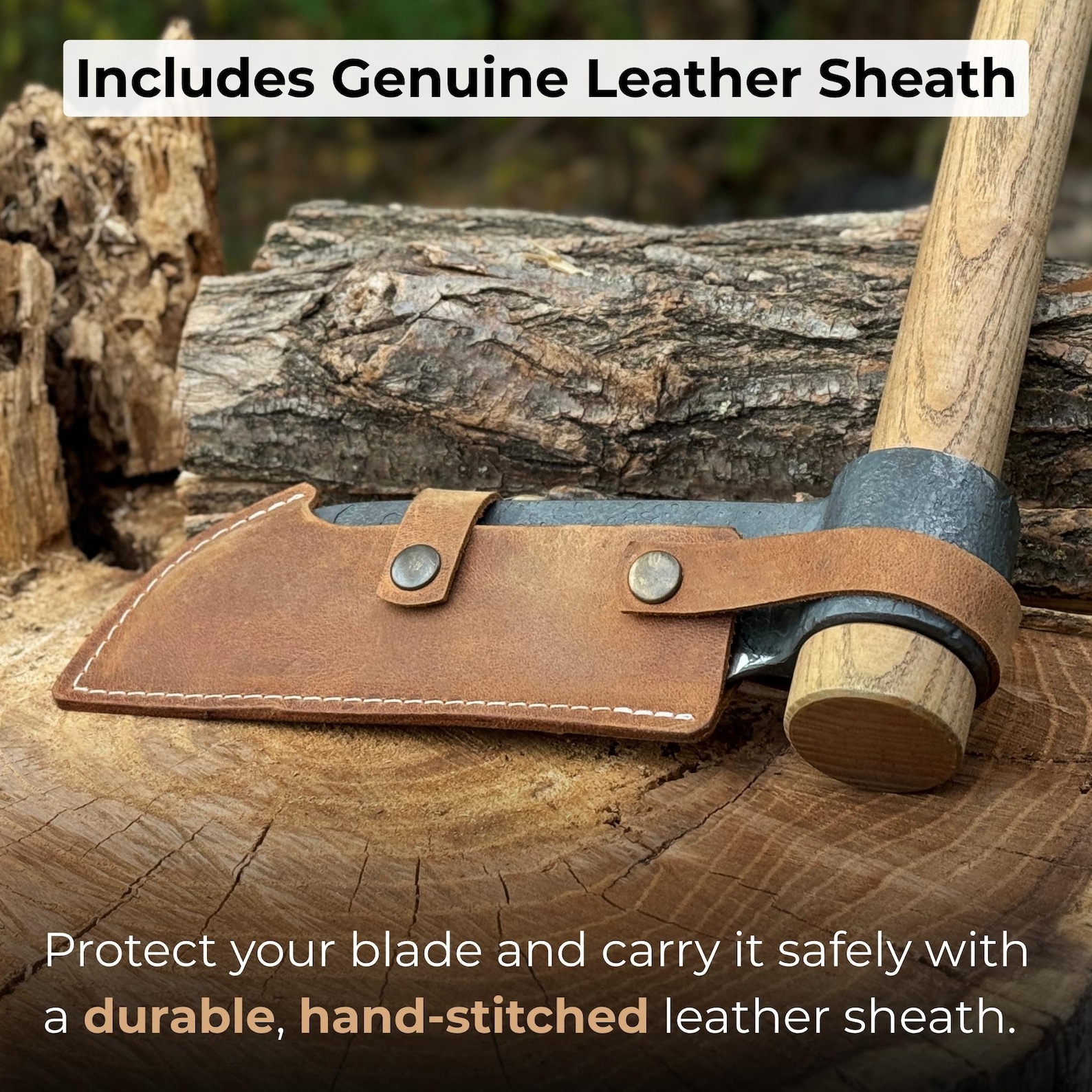 Small Splitting Froe – 52100 Carbon Steel Blade, Ash Handle – Bushcraft ...