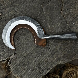 Garden Sickle With Hand Forged Handle. Razor Sharp Blade. Hand Forged ...