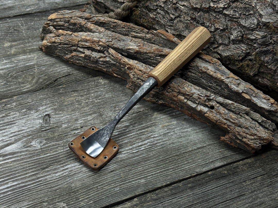 Spoon Gouge. Sharp Blade, 20mm 40mm. Hand Forged From Hardened Carbon ...