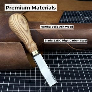 Leather Skivers. Razor Sharp Blade. Custom Sizes. Hand Forged From ...