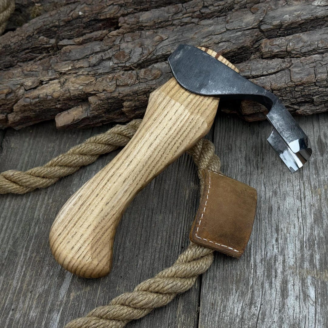 Carving Adze. Sharp Blade. Hand Forged From Hardened Carbon Steel ...