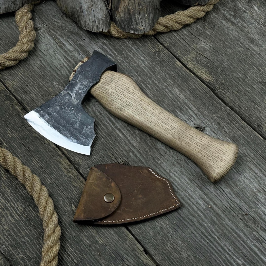 Small Wood Carving Axe. Sharp Blade. Hand Forged From Hardened Carbon ...