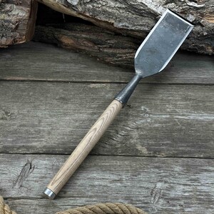 Timber Slick Chisel for Woodworking. Sharp Carbon Steel Blade, Ash Wood ...