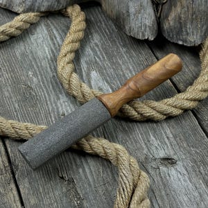 Sharpening Stone. Diamond Grit Scythe and Sickle Combination Stone ...