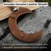 Hand Forged Crescent Moon Sickle for Gardening – 52100 Carbon Steel ...