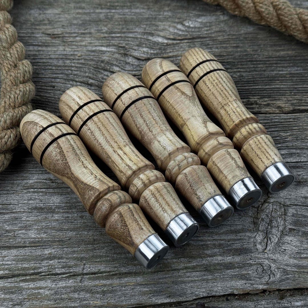 5-piece Set of Replacement Ash Handles – Handcrafted Wooden Handles ...