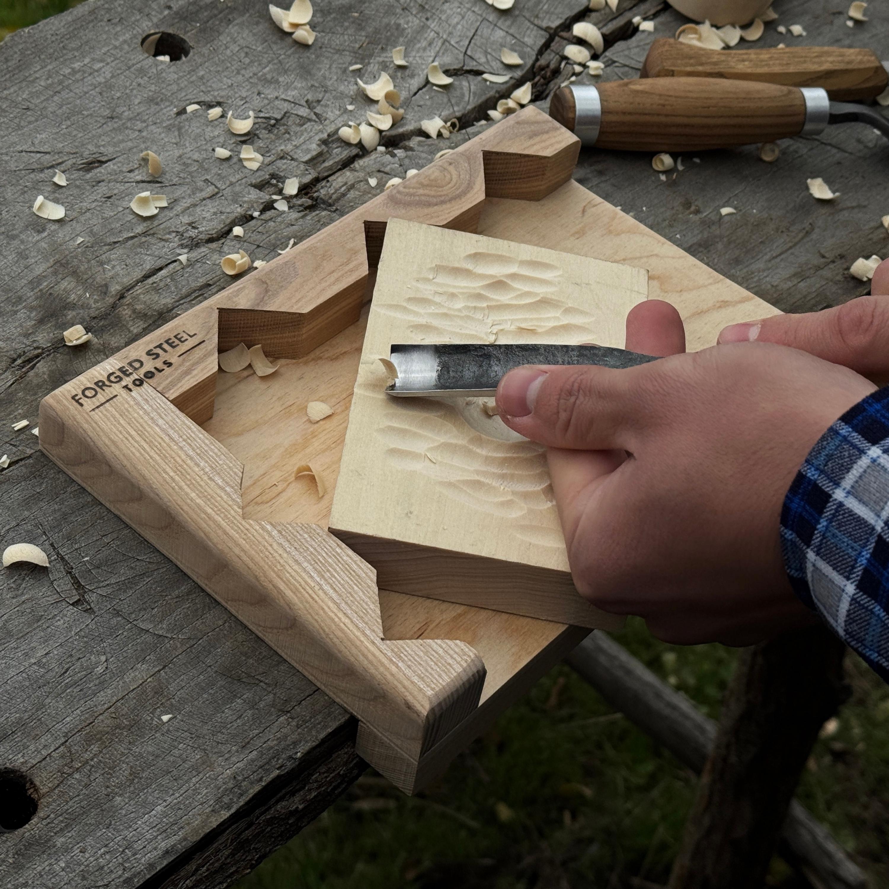 Wooden Bench Hook for Carving. Handcrafted Work Support for Wood ...