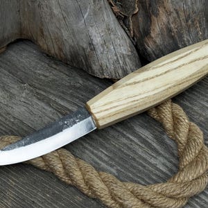 Hand-forged Wood Carving Sloyd Knife – Razor Sharp Carbon Steel Blade ...