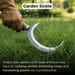 Hand Forged Crescent Moon Sickle for Gardening – 52100 Carbon Steel ...
