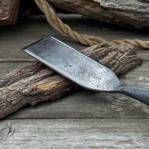 Timber Slick Chisel for Woodworking. Sharp Carbon Steel Blade, Ash Wood ...