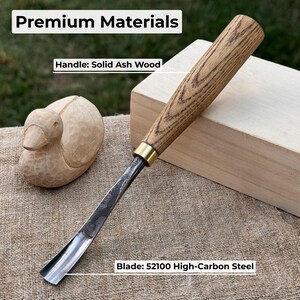 Forged Detail Carving Gouge for Wood Projects. Sharp Carbon Steel Blade ...