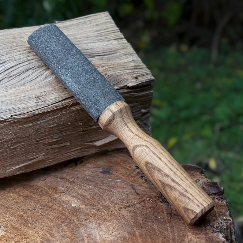 Sharpening Stone. Diamond Grit Scythe and Sickle Combination Stone ...