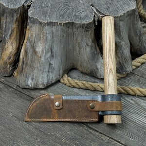 Small Splitting Froe. Wood Carving Tool. Hand Forged From Hardened ...