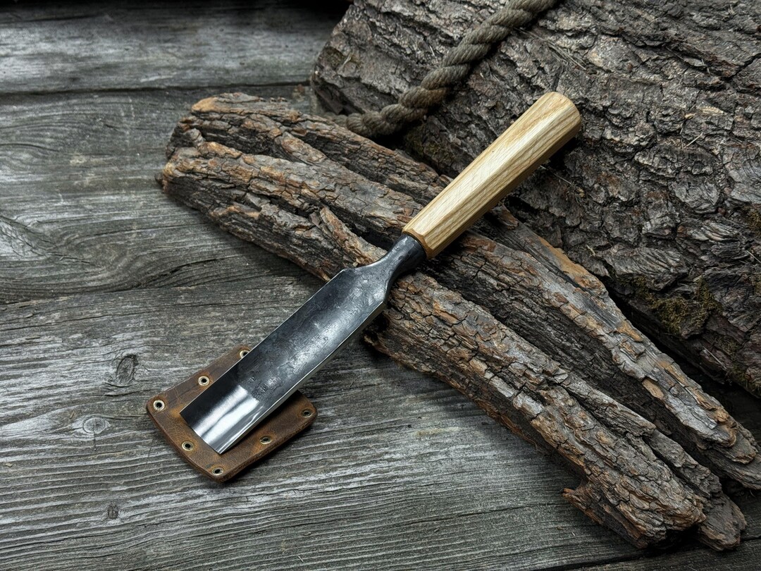 Half Round Chisel. Custom Size. Razor Sharp Blade. Hand Forged From ...