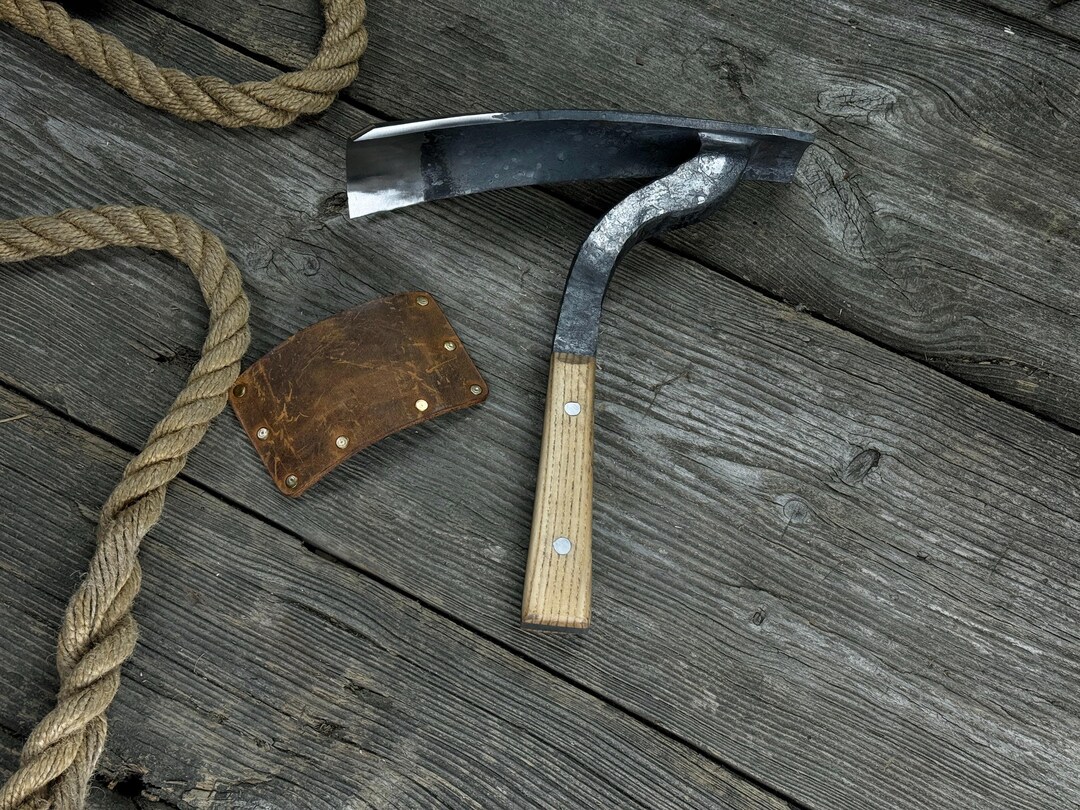 Big Adze. Curved Sharp Blade for Woodworking. Hand Forged From Hardened ...