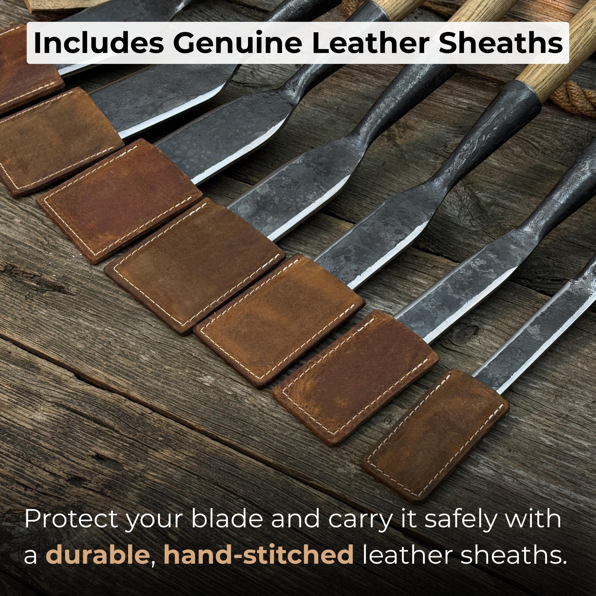 Timber Slick Chisels, Hand Forged 52100 Carbon Steel, Carpentry Tools ...