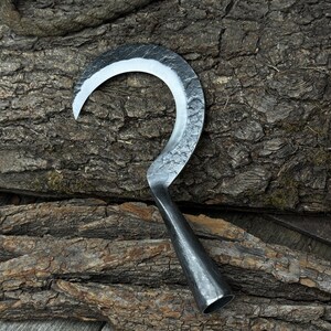 Garden Sickle With Hand Forged Handle. Razor Sharp Blade. Hand Forged ...