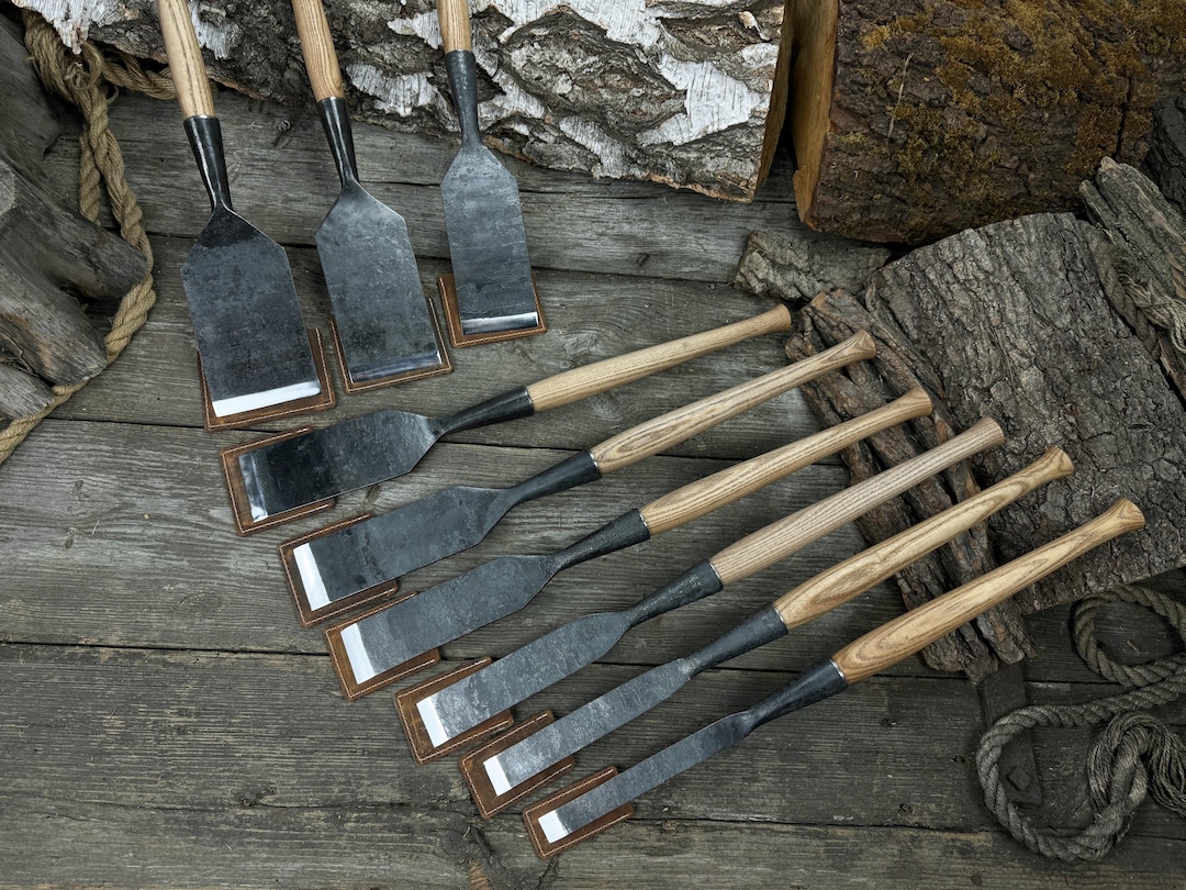 Timber Slick Chisels, Custom Size. Sharp Blade. Hand Forged From ...