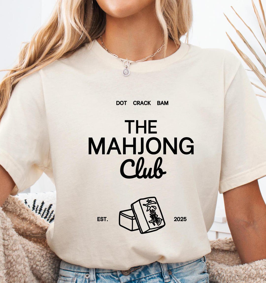 Mahjong Tee, Mahjong Club Shirt, Mahjong Gifts, Mahjong Queen, Gift for ...