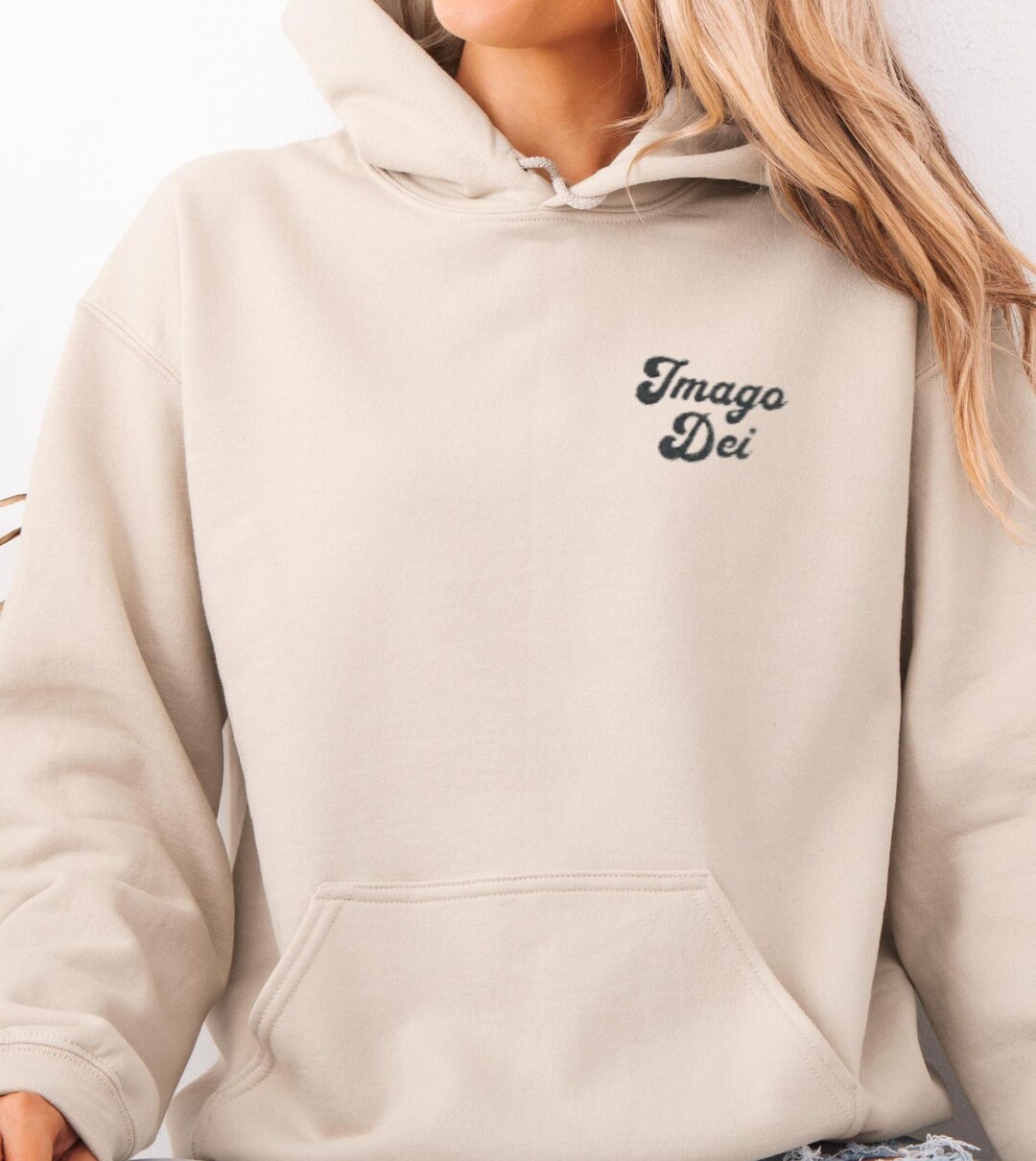 EMBROIDERED Imago Dei Hoodie, Imago Dei Sweatshirt, Made in God's Image ...
