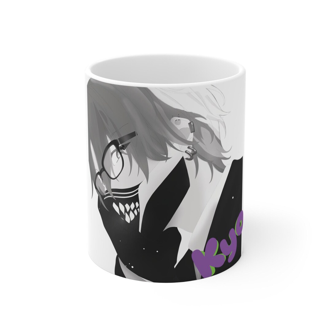 Vtuber Kyo Mug, Virtual Youtuber Coffee Cup, Anime Streamer Tea Mug ...