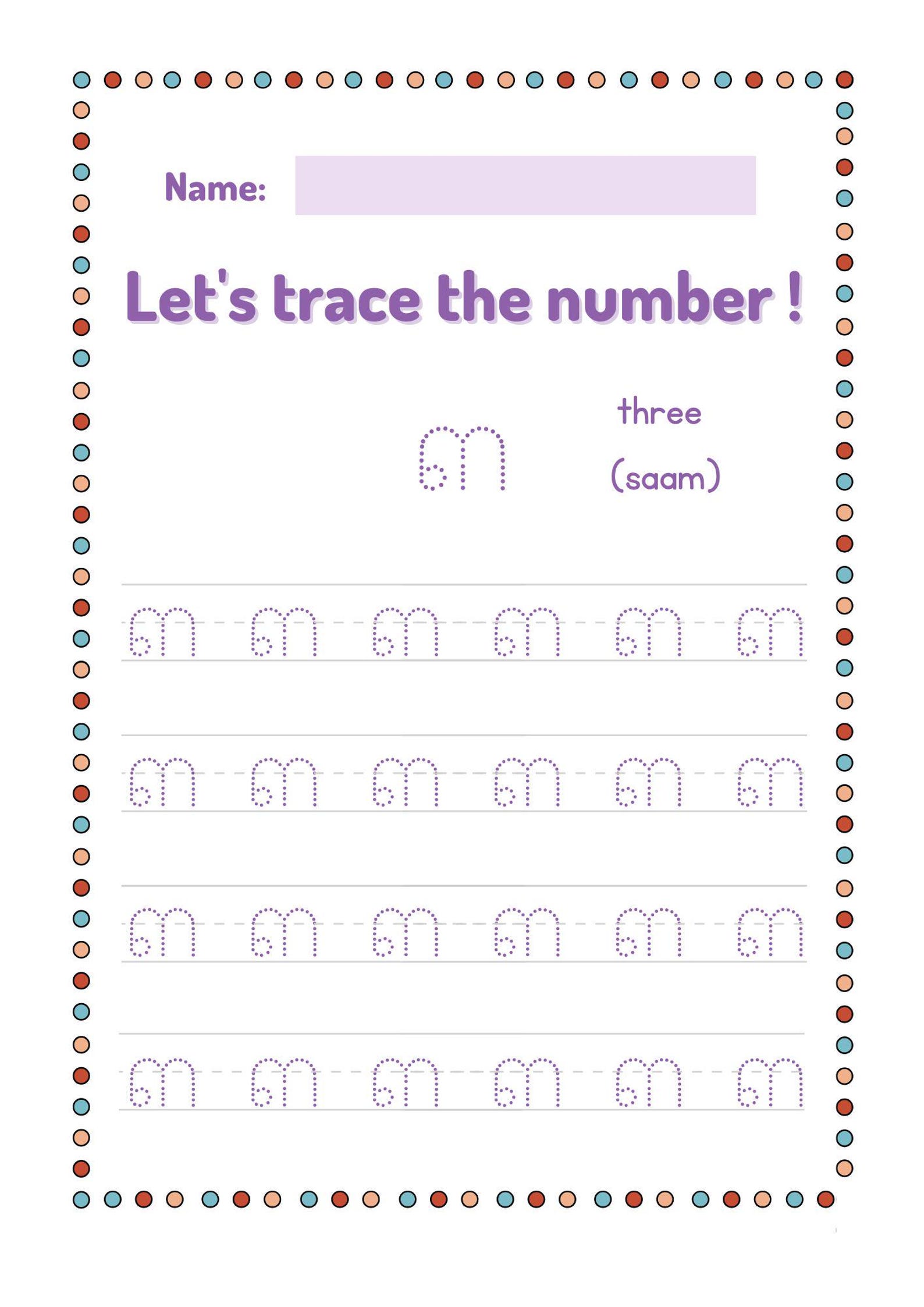 PDF Printable Tracing Thai Letters Vowels Numbers 86 Pages - Etsy